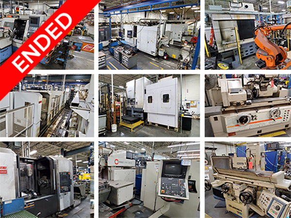 Online CNC Machining and Support Equipment Auction